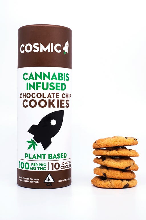 COSMIC COOKIES - COSMIC COOKIES CHOCOLATE CHIP PLANT BASED COOKIES