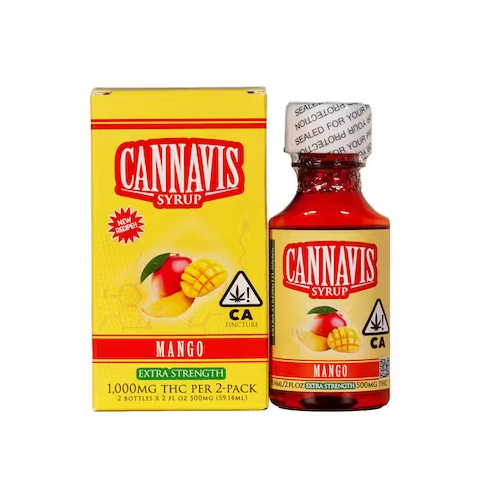 CANNAVIS - Cannavis Mango Extra Strength Syrup 2 X 500 Mg