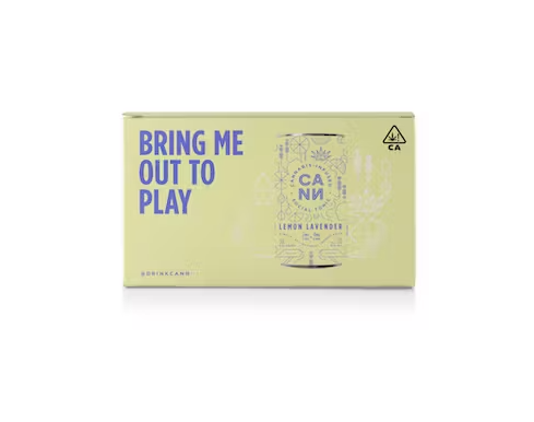 CANN - CANN LEMON LAVENDER 6PK MICRODOSE BEVERAGE
