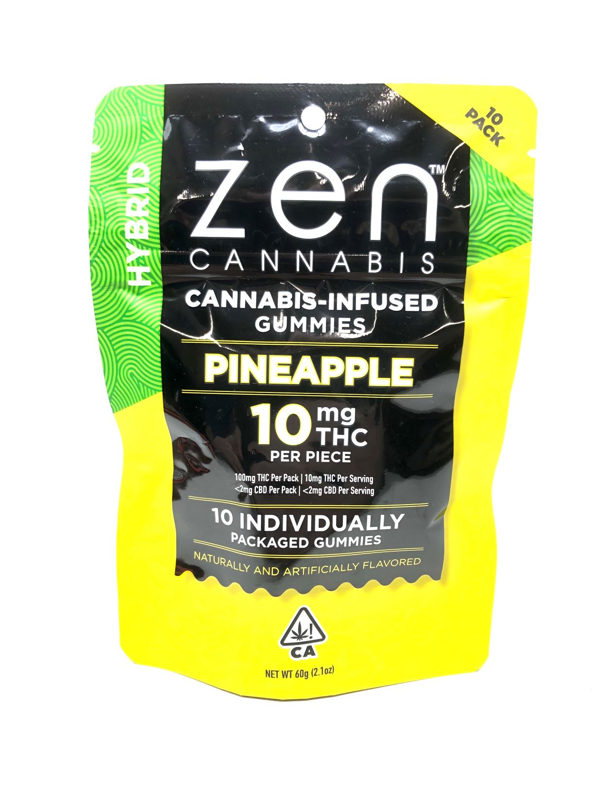 ZEN - ZEN PINEAPPLE HYBRID 10PK GUMMIES