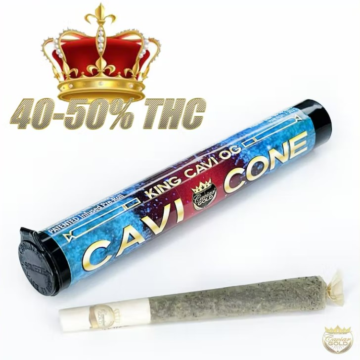 CAVIAR GOLD - Caviar Gold King Cavi OG Cavi Cone 1 Infused Pre Roll
